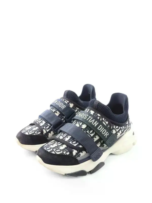 Dior D-wander Oblique Sneakers - Blue