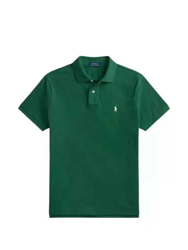 Polo Ralph Lauren Logo-embroidered Mesh Polo Shirt - Green