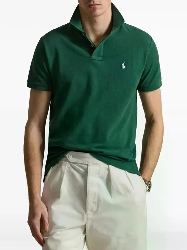 Polo Ralph Lauren Logo-embroidered Mesh Polo Shirt
