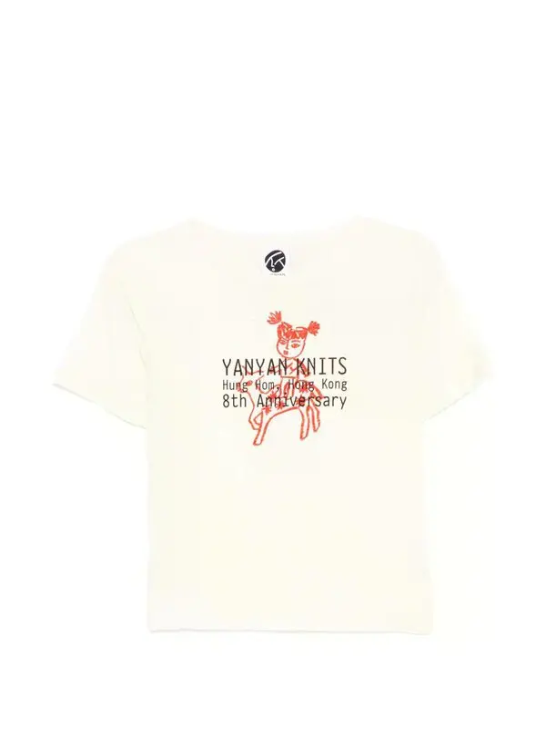 YANYAN Graphic Print T-shirt