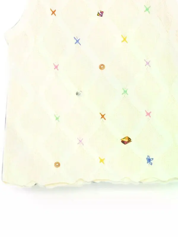 YANYAN Lattice Tank Top
