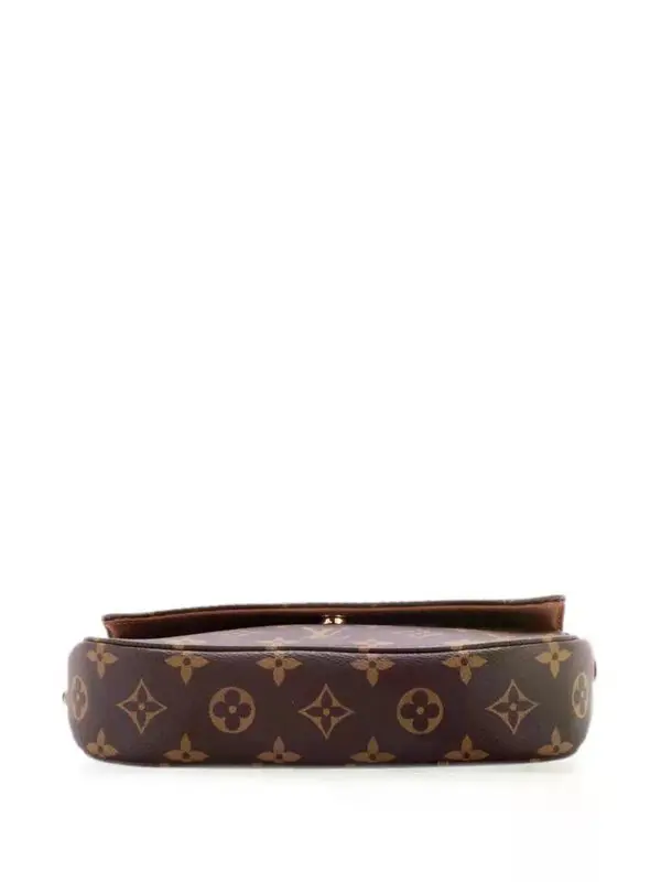 LOUIS VUITTON Monogram Canvas Ivy Wallet On Chain Shoulder Bag - Brown
