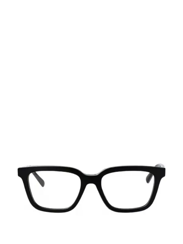 Gucci Logo-plaque Square-frame Glasses - Black