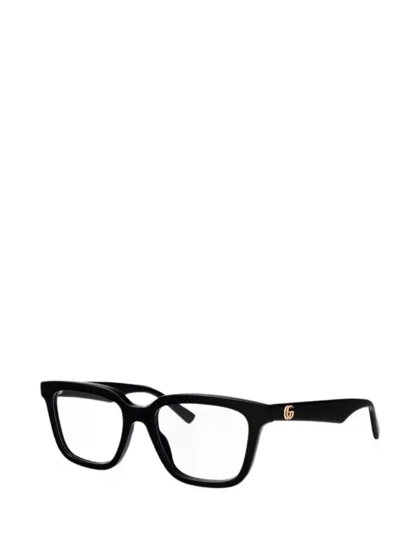 Gucci Logo-plaque Square-frame Glasses