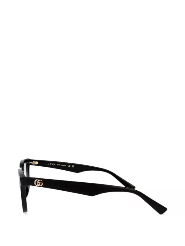 Gucci Logo-plaque Square-frame Glasses