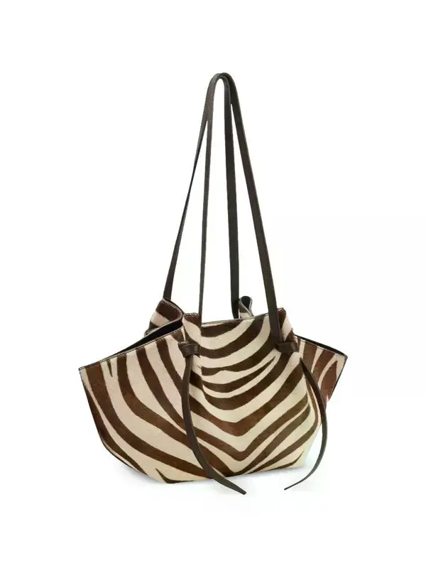 Yuzefi Mochi Zebra-print Shoulder Bag