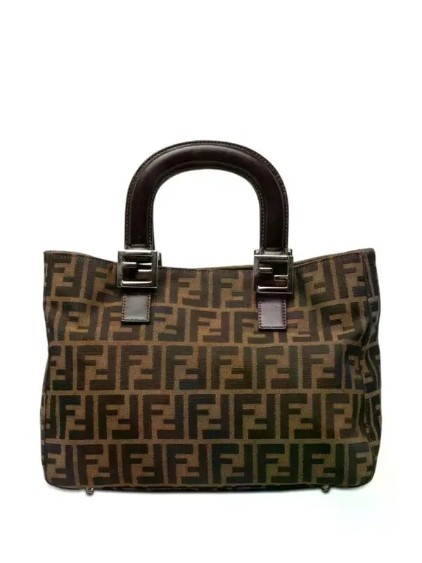Fendi Zucca Canvas Tote Bag