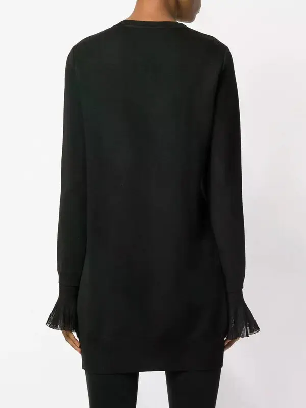 Roberto Cavalli Longline Peacock Sweater