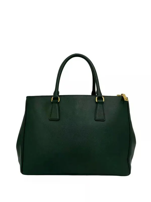 Prada Saffiano Lux Galleria Double Zip Satchel