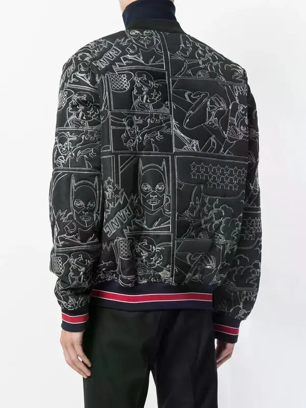 Iceberg Stitched Bomber Jacket