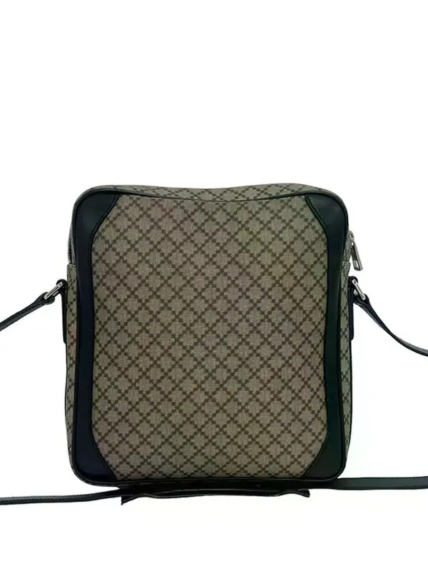 Gucci Diamante Coated Canvas Zip Crossbody Bag