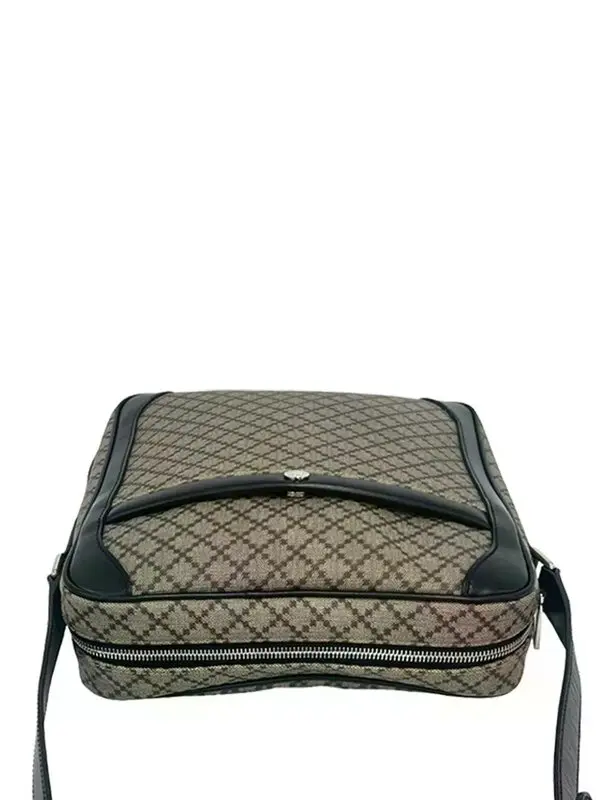 Gucci Diamante Coated Canvas Zip Crossbody Bag