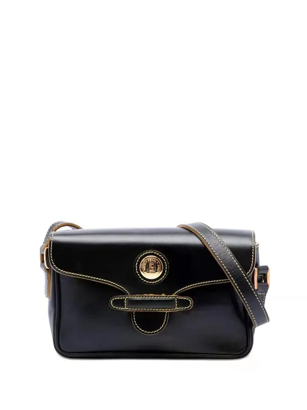 Fendi 20th Century Smooth Calfskin Crossbody Bag - Black