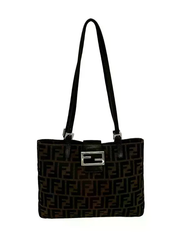 Fendi 2000-2010 Zucca Canvas Tote Bag
