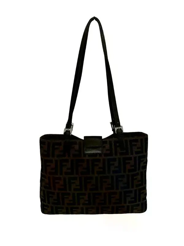 Fendi 2000-2010 Zucca Canvas Tote Bag