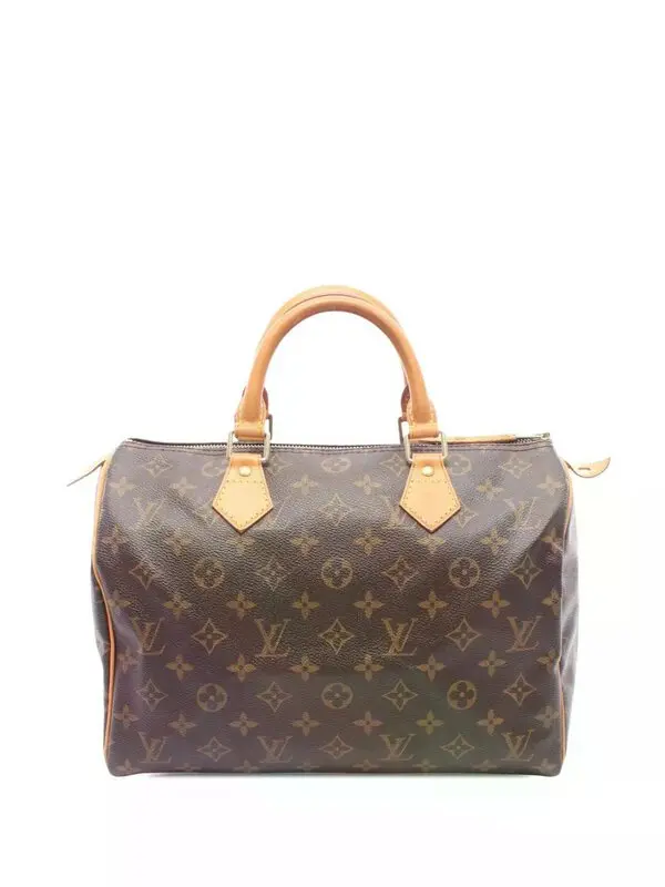 LOUIS VUITTON 2002 Monogram Speedy 30 Boston Bag