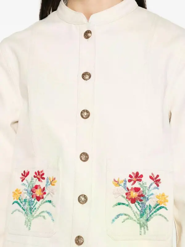 Valentino Garavani Floral Embroidered Jacket