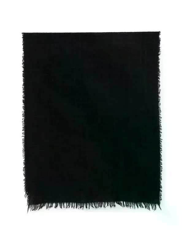 Faliero Sarti Perry Frayed-edge Scarf - Black