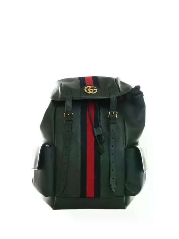 Gucci Calfskin Web Ophidia Backpack