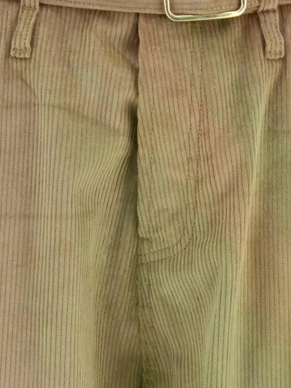 DARKPARK Korea Pier Belted Straight-leg Trousers
