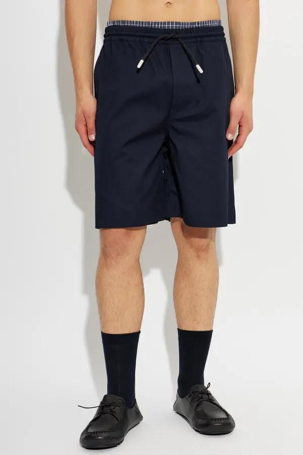Loewe Shorts With Embroidered Logo