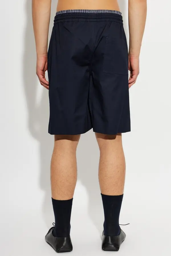Loewe Shorts With Embroidered Logo