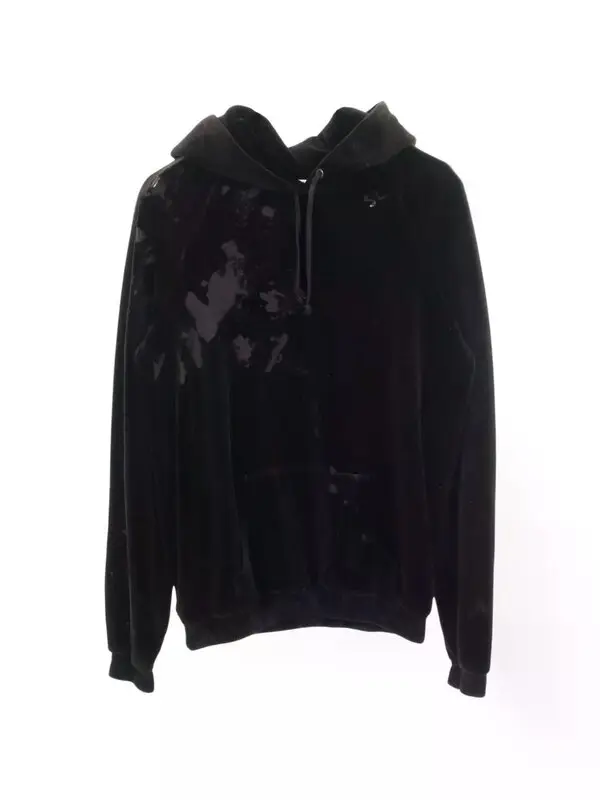 Saint Laurent 2000s Velour-texture Hoodie