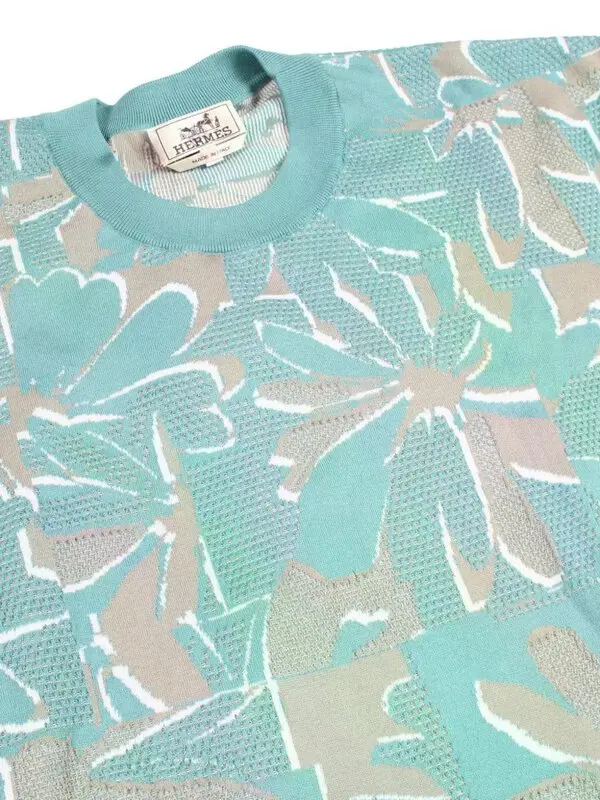 Hermès 2010s All-over Pattern Sweater