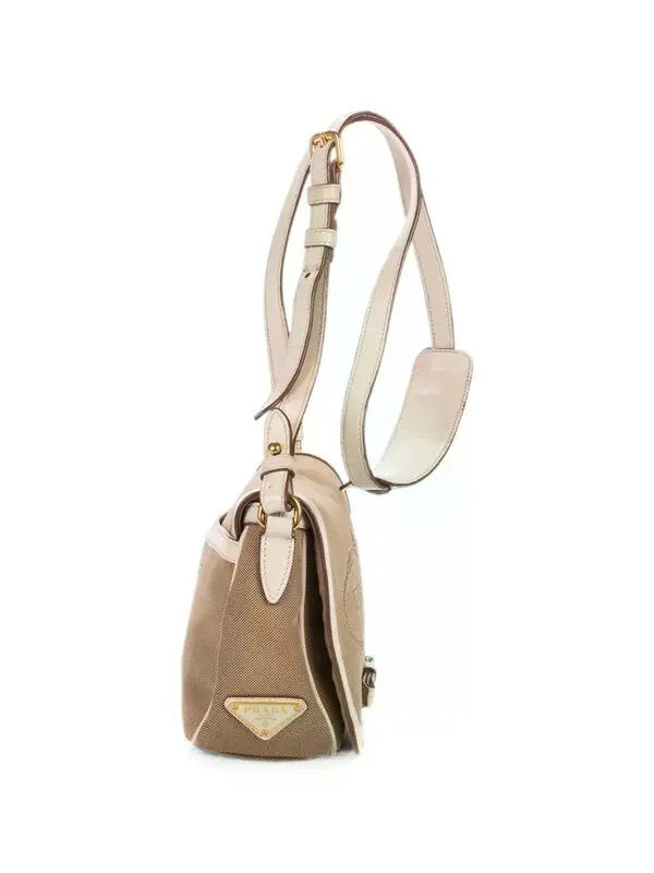 Prada Logo Jacquard Bow-detail Shoulder Bag