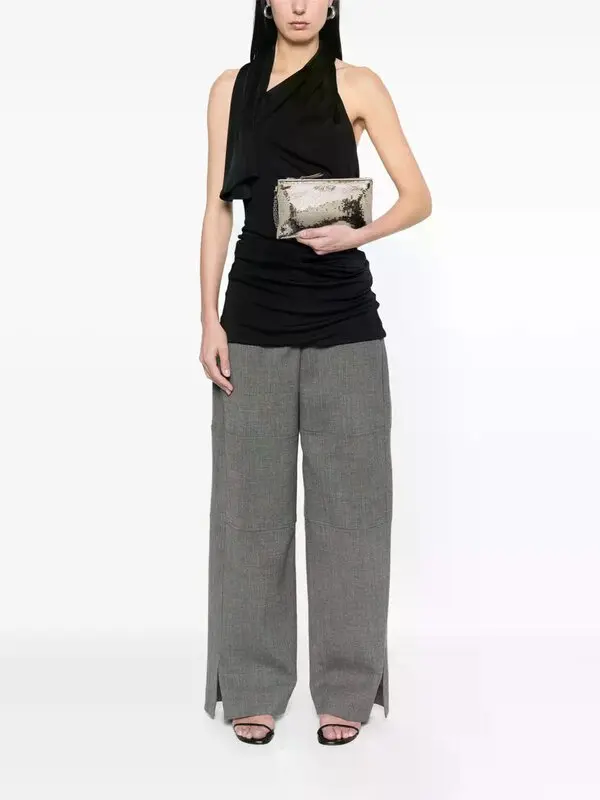 Miu Miu 2010-2026 Metallic Sequin Clutch Bag