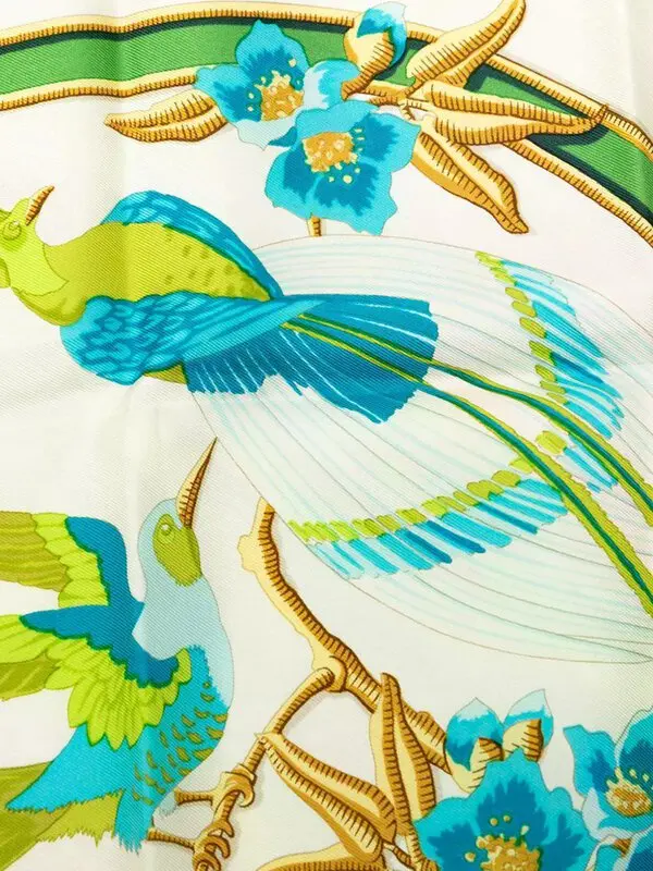Hermès 2000-2026 Caraibes Silk Scarf 90 Scarves