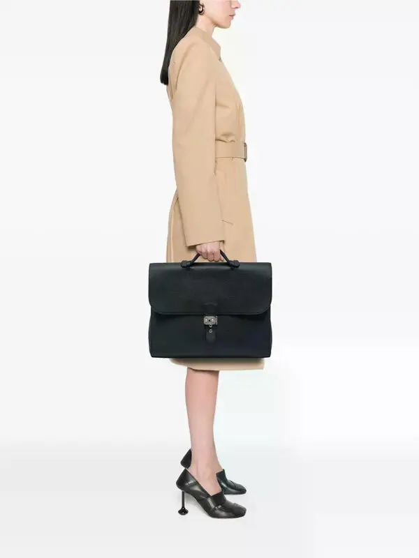 Hermès Sac A Depeches 38 Business Bag - Black