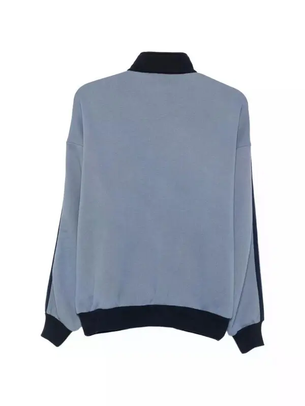 6397 Side-stripe Zip-fastening Sweatshirt