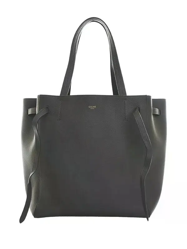 Celine 2023 Small Leather Phantom Cabas Tote Bag