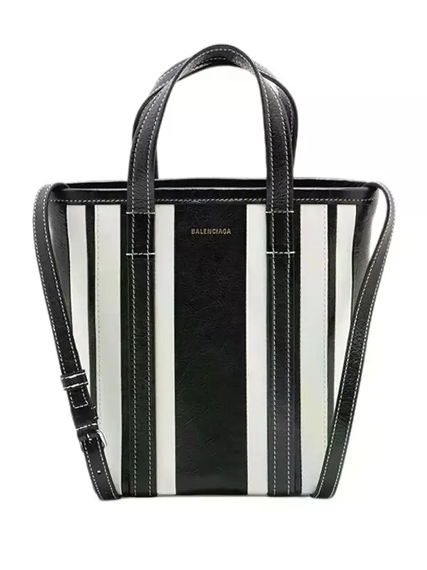 Balenciaga 2018-2026 Small Barbes East West Tote Satchel - Black
