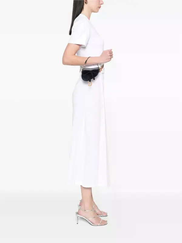 Dior Micro Goatskin Saddle Bag Satchel