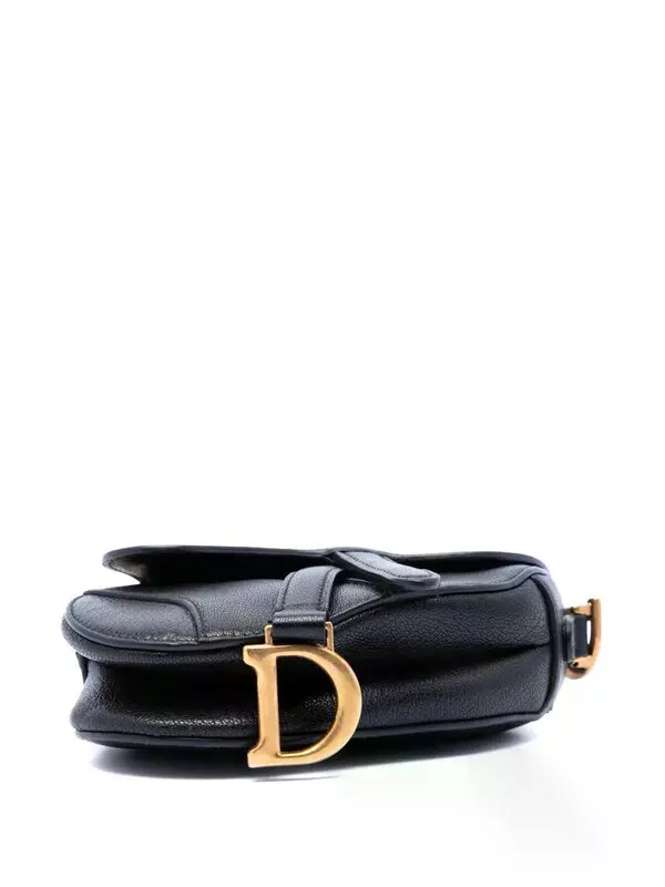Dior Micro Goatskin Saddle Bag Satchel