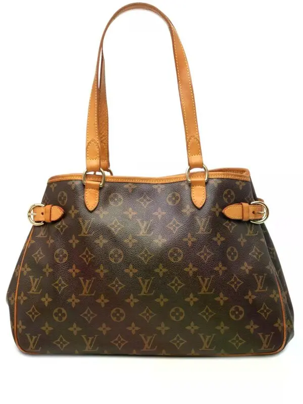 LOUIS VUITTON 2007 Monogram Batignolles Horizontal Tote Bag - Brown