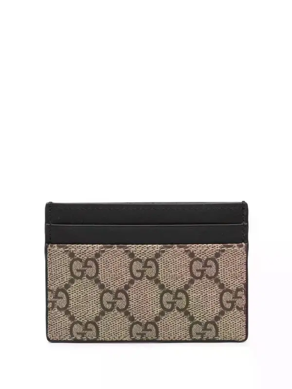Gucci 2000-2015 Gg Supreme Card Holder - Neutrals