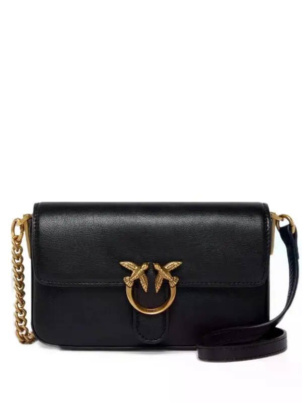 Pinko Love Birds Crossbody Bag - Black