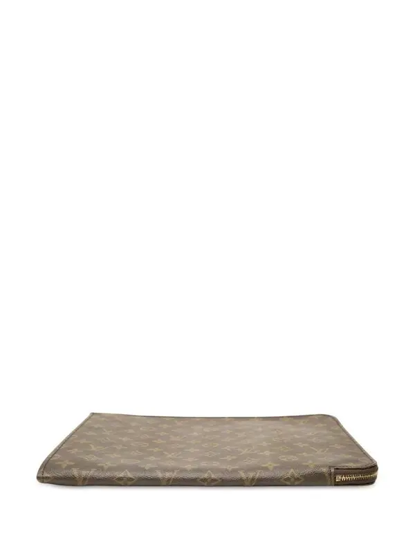 LOUIS VUITTON 1988 Monogram Poche Documents Portfolio 30 Clutch Bag
