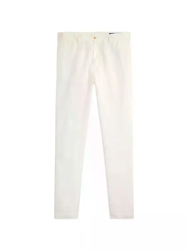 Polo Ralph Lauren Flat-front Bedford Trousers - White