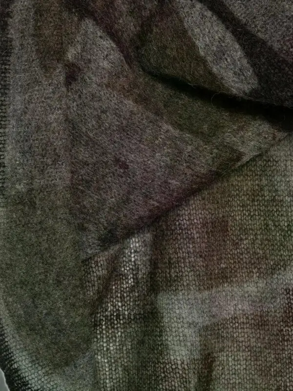 Faliero Sarti Little Simy Abstract-pattern Frayed Scarf