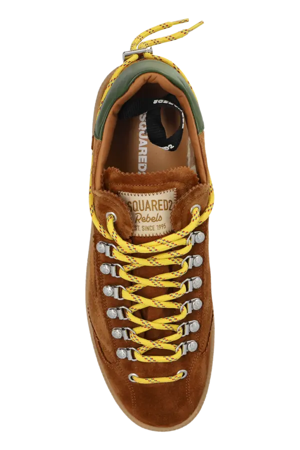 Dsquared2 Rebel Suede Lace-up Sneakers