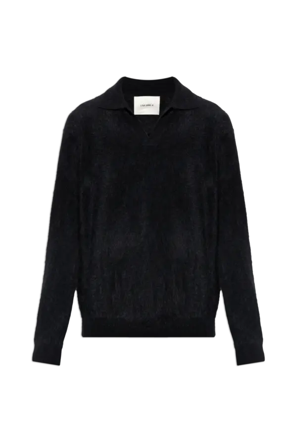 LISA YANG Omar' Cashmere Polo - Black