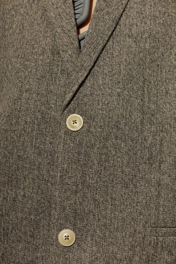 Rick Owens Wool Blazer With Single Vent