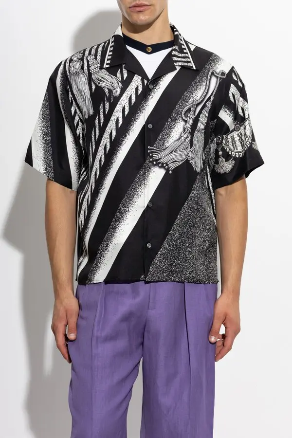 Versace Silk Shirt "formula 6