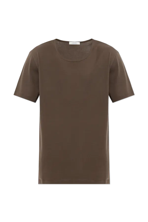LEMAIRE Crew Neck T-shirt - Brown
