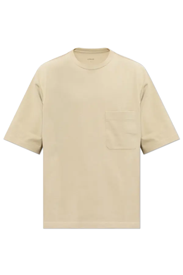 LEMAIRE T-shirt With Pocket - Cream
