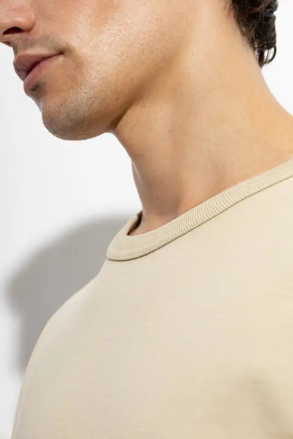 LEMAIRE T-shirt With Pocket - Cream